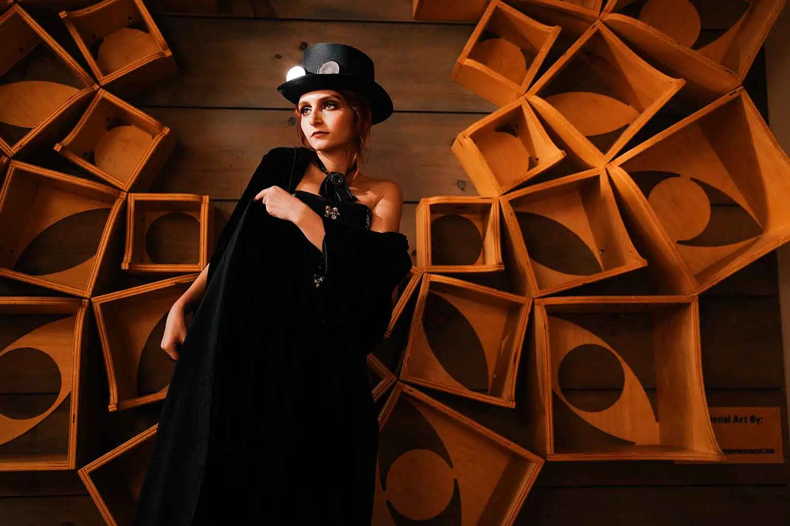 Steampunk: Mackenzie stakes out a mood for the camera - CTfashionMag.com